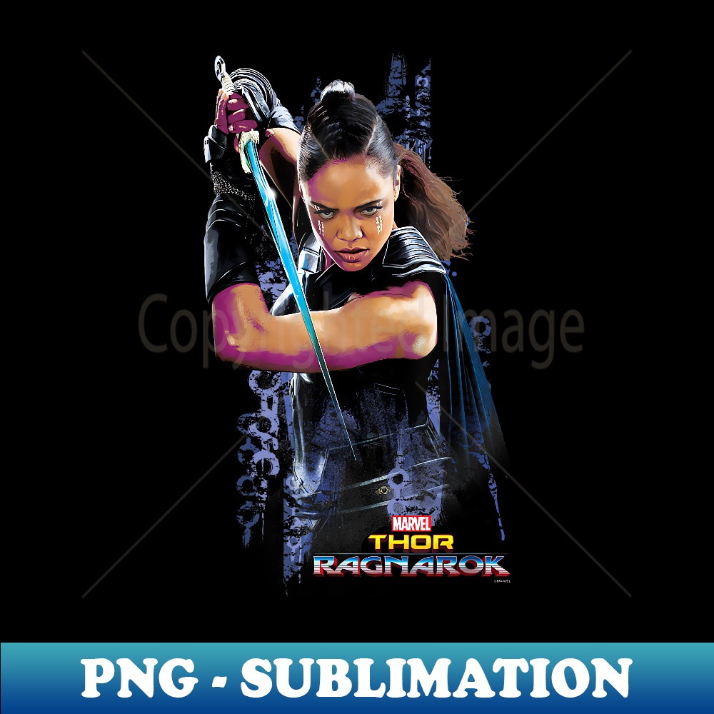 Marvel Thor Ragnarok Valkyrie Portrait - Instant Sublimation - Inspire ...