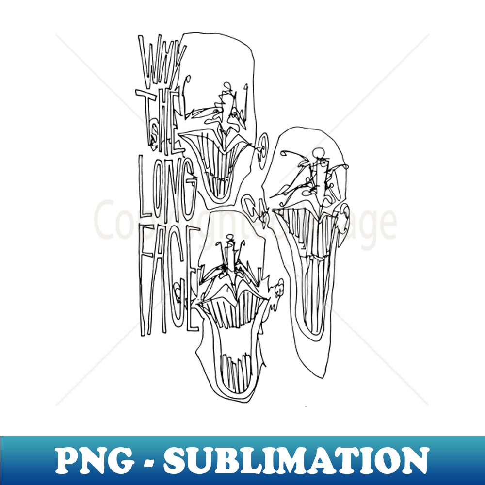 Why The Long Face - Limp Faces Psychedelic Line Ink Drawing | Inspire ...
