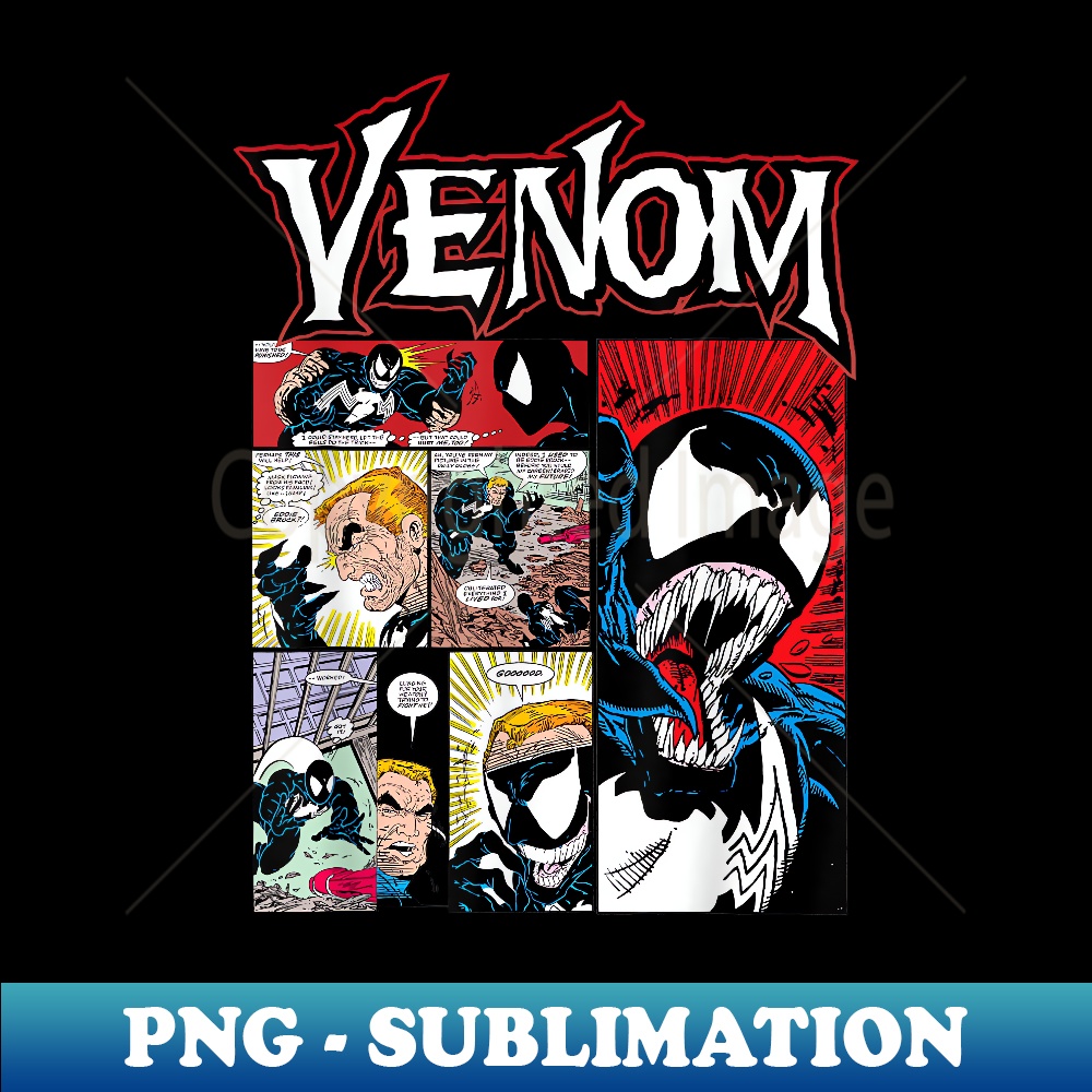 Marvel Venom Classic Retro Comic Panel Art Intro - Vintage S | Inspire ...