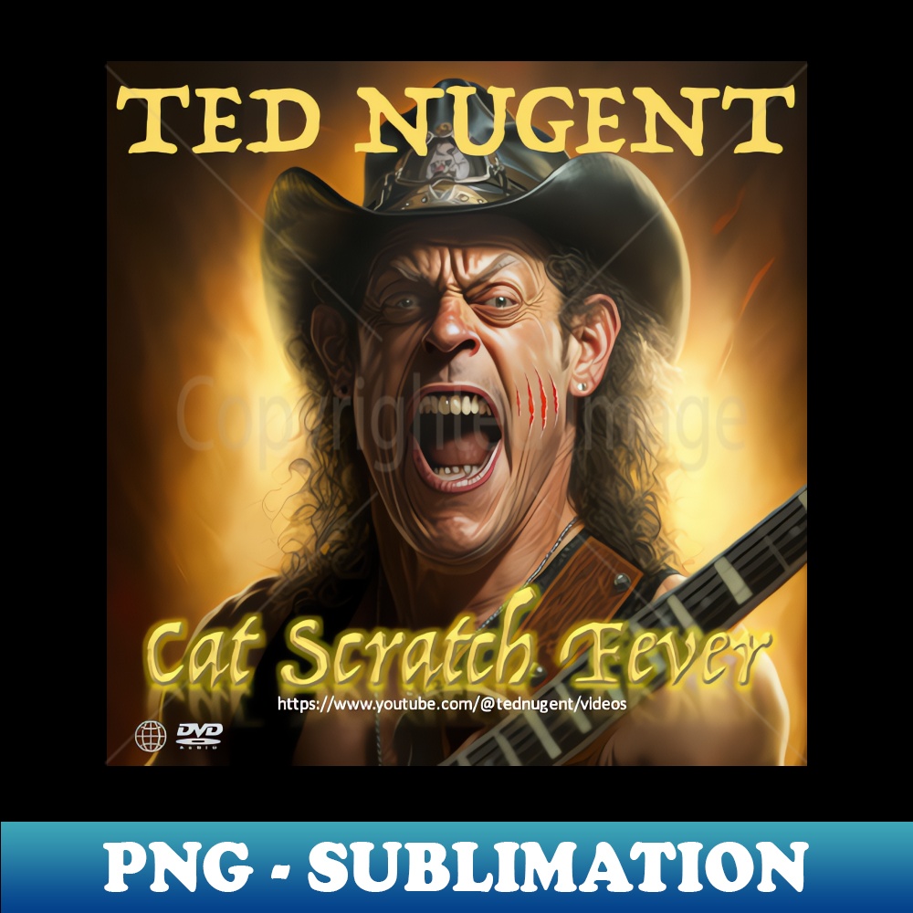 Cat Scratch Fever - Retro PNG Sublimation Digital Download - | Inspire ...