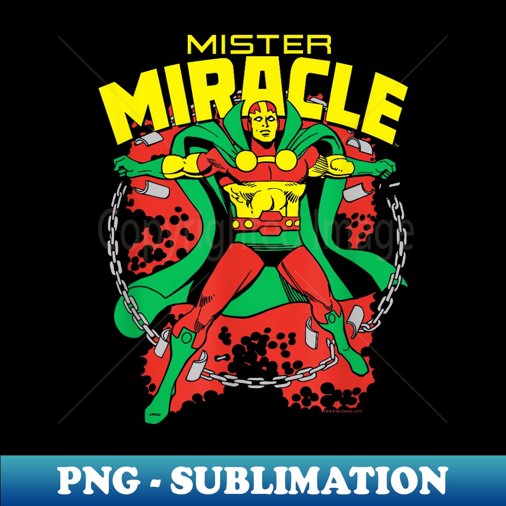 Justice League Mr. Miracle - Exclusive PNG Sublimation Downl | Inspire Uplift