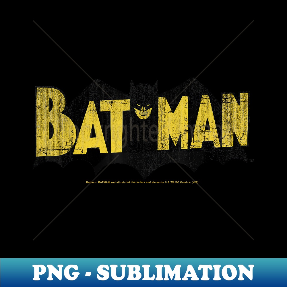 DC Comics Batman Large Block Text Logo - Exclusive PNG Subli | Inspire ...