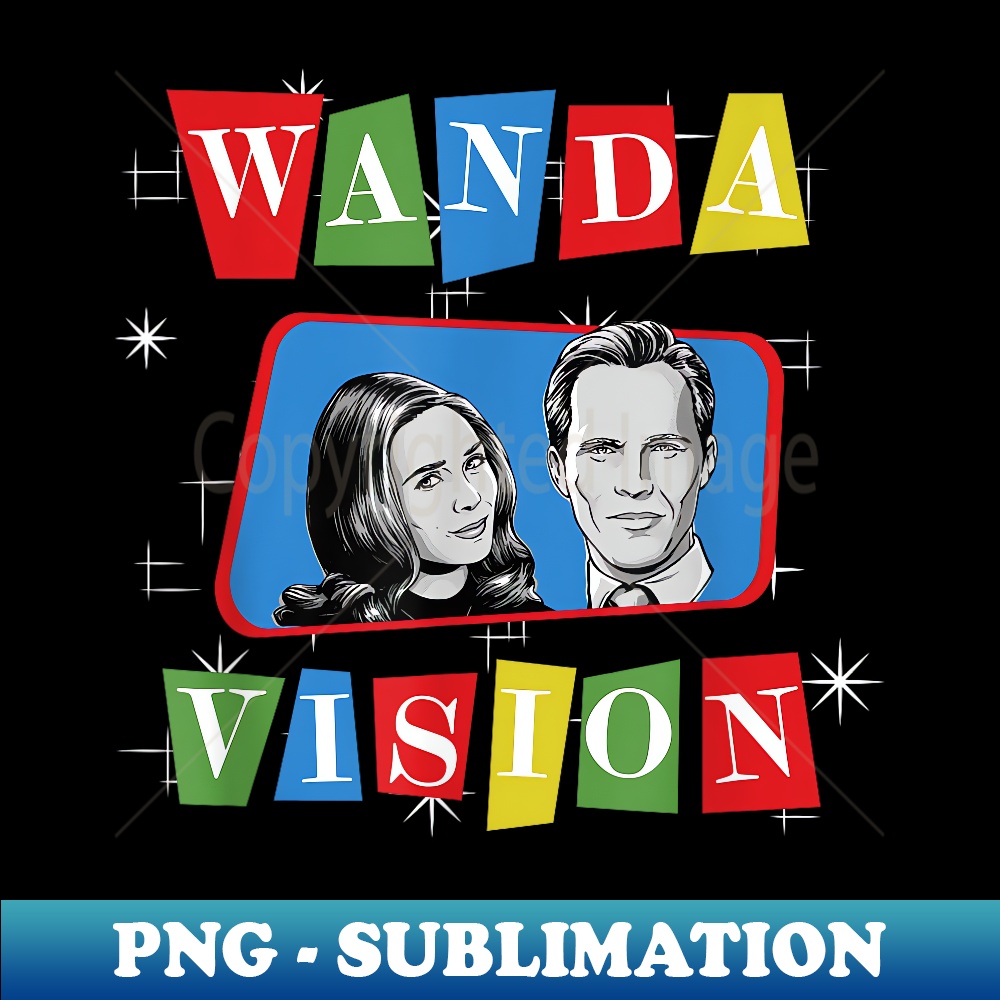 Marvel Studios WandaVision Logo TV Sitcom Style Disney+ - Su | Inspire ...