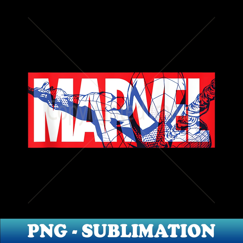 Marvel Classic Logo Spider-Man Fill - Vintage Sublimation PN | Inspire ...