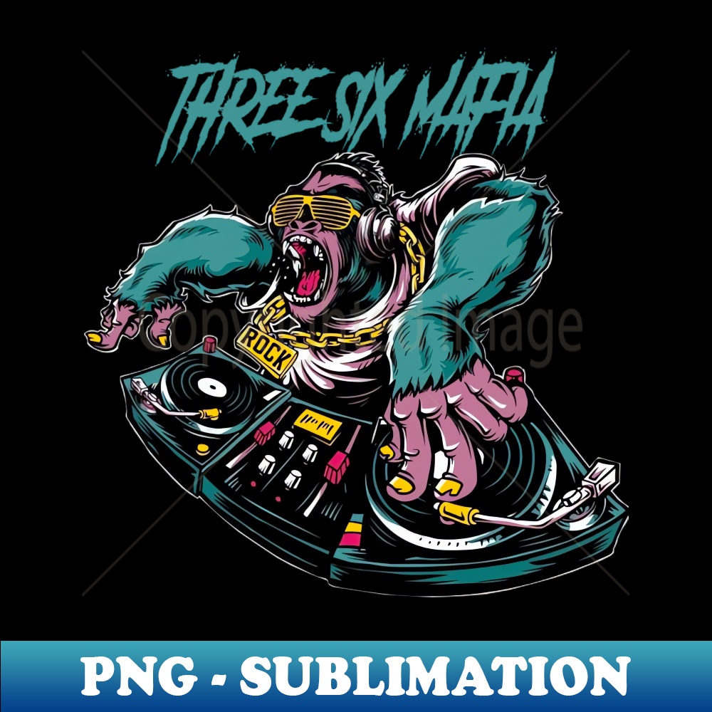 THREE 6 MAFIA RAPPER - High-Resolution PNG Sublimation File | Inspire ...