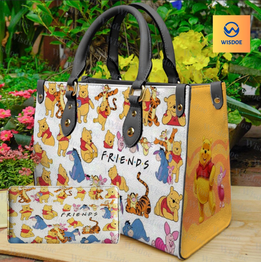 Winnie The Pooh Leather Bag, Pooh Lovers Handbag, Winnie Poo | Inspire ...