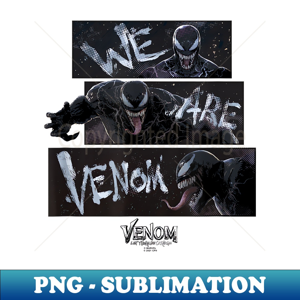 Marvel Venom Let There Be Carnage We Are Venom Panels - Sign - Inspire ...