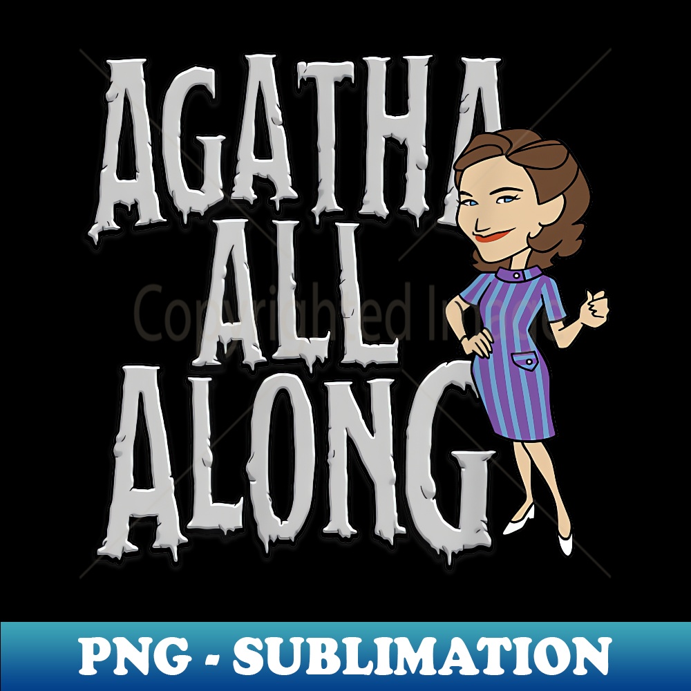 Marvel WandaVision Agatha All Along Big Text - PNG Transpare | Inspire ...