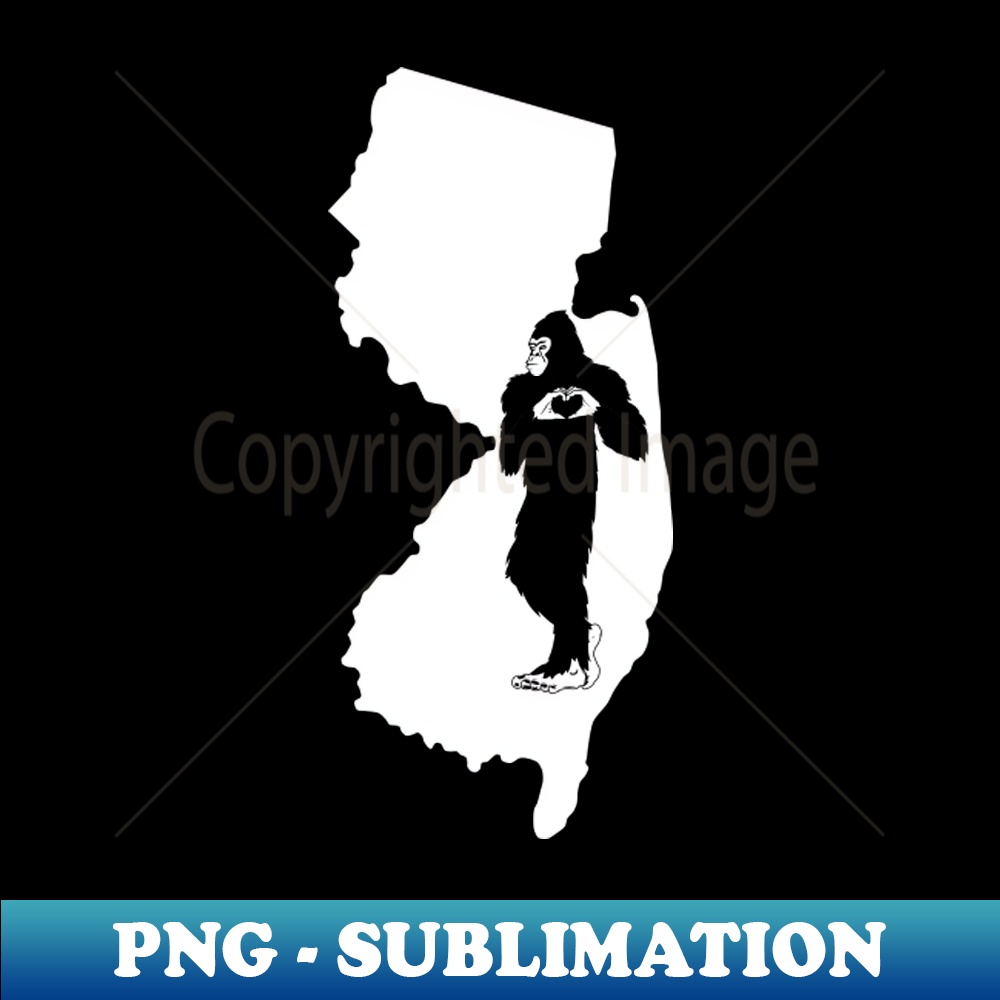 New Jersey Bigfoot - Exclusive PNG Sublimation Download - Re | Inspire ...