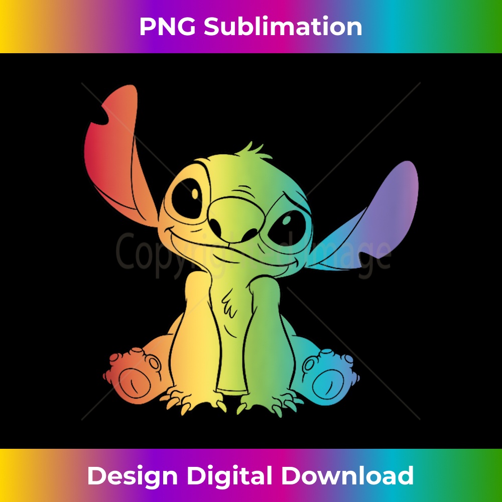 Disney Lilo & Stitch Rainbow Stitch Fill Pride Tank Top - De | Inspire ...