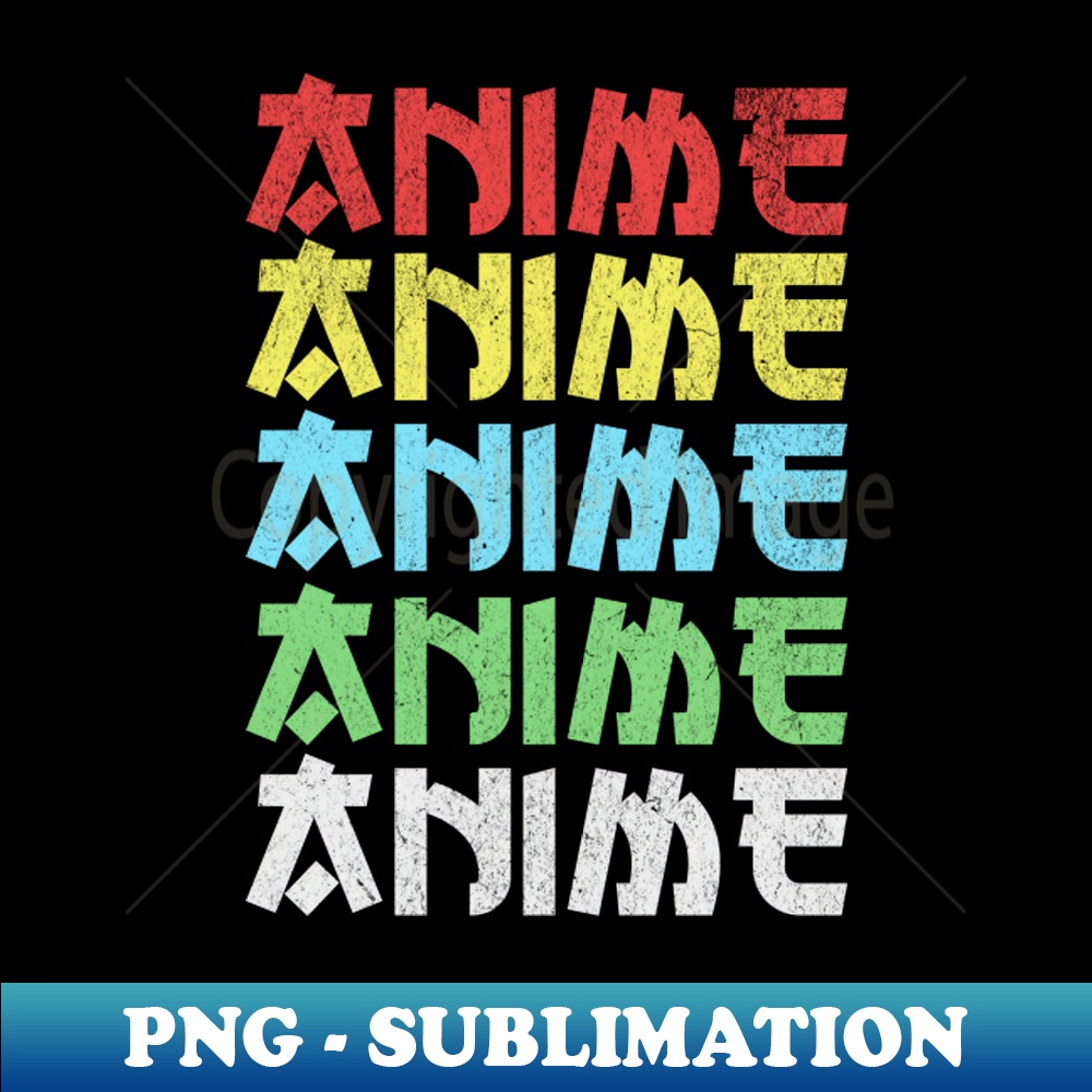 Vibrant Colorful Anime Stack - Special Edition Sublimation P | Inspire ...
