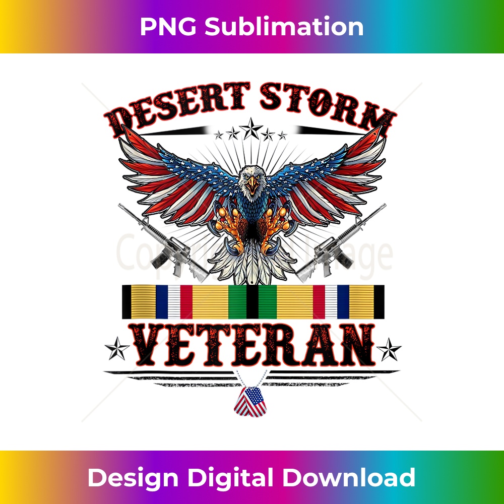 Desert Storm Veteran Pride Persian Gulf War Service Ribbon T | Inspire ...