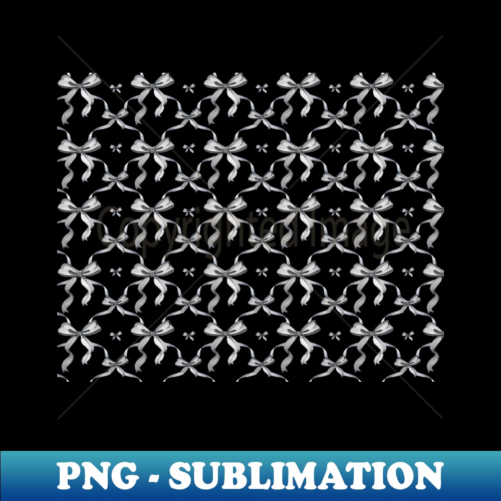 Aesthetic Black and White Ribbons and bows in watercolor - S | Inspire ...