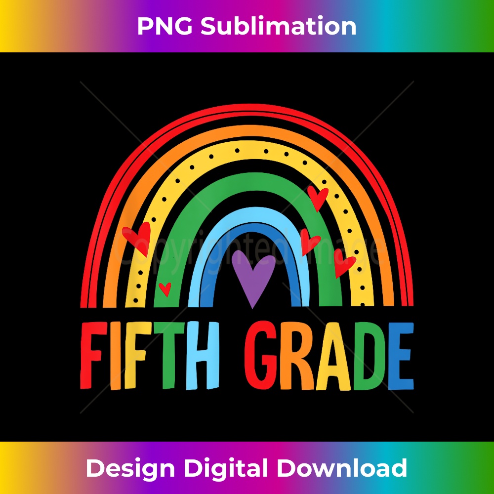 Fifth Grade Rainbow Back To School Team 5th Grader Teach - B | Inspire ...