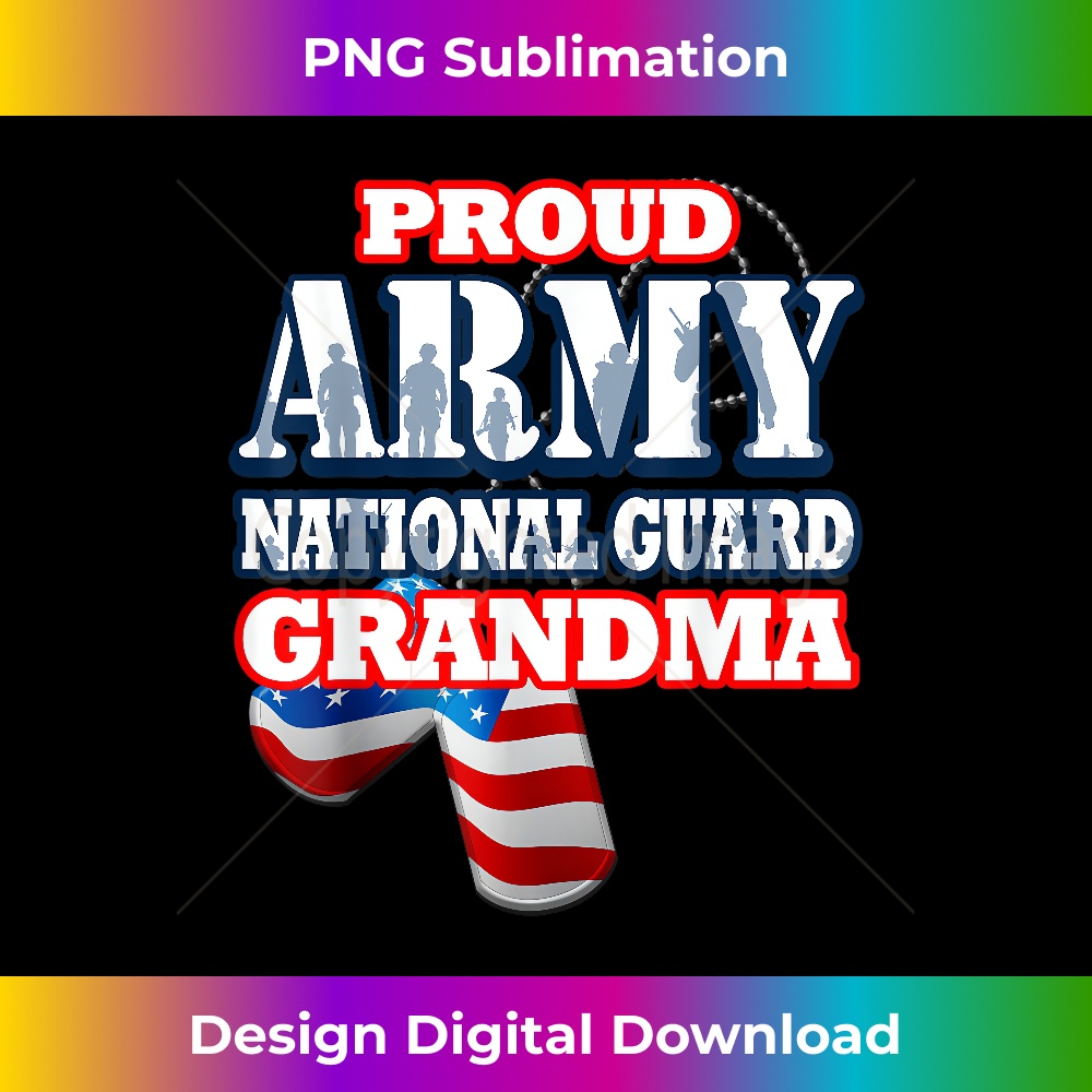 USA Proud Army National Guard Grandma Women - Classic Sublim | Inspire ...