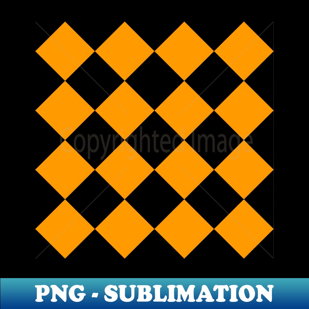 Black and Orange Diamond Pattern - Sublimation-Ready PNG Fil | Inspire ...