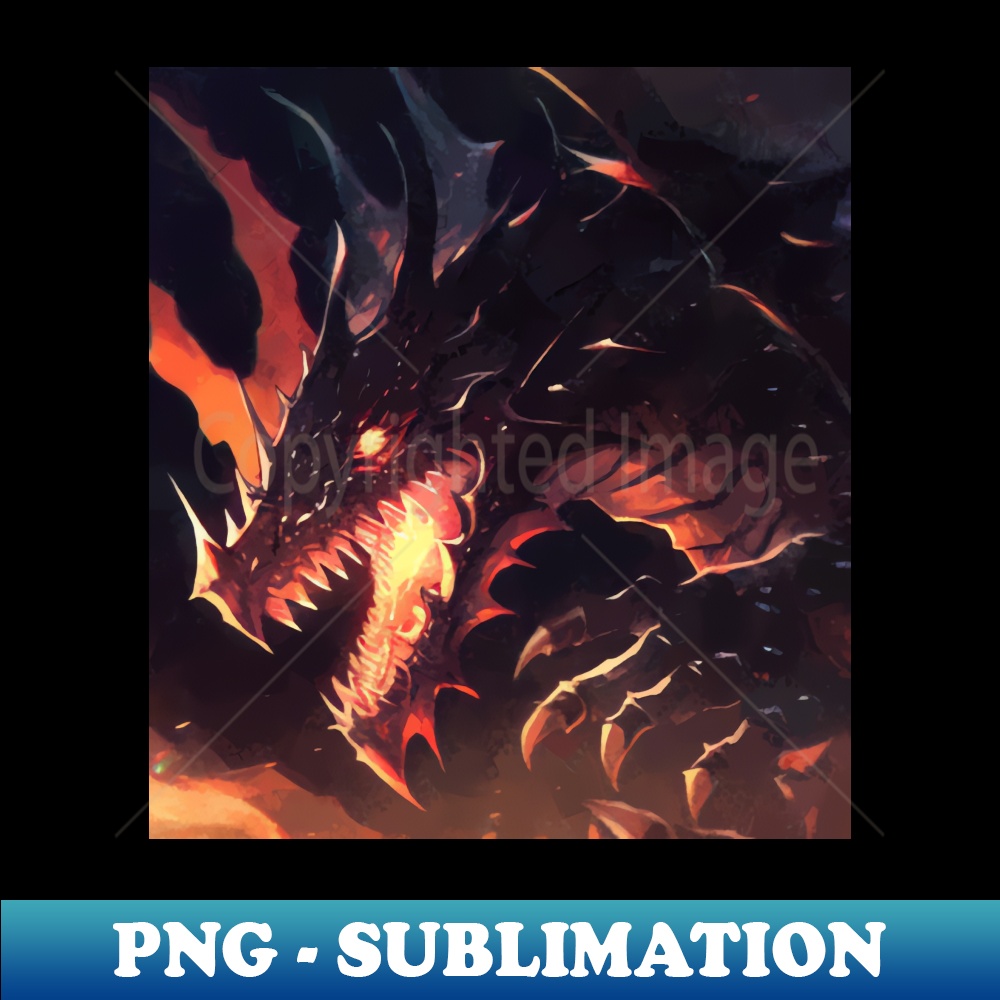Angry fire dragon - High-Quality PNG Sublimation Download - | Inspire ...