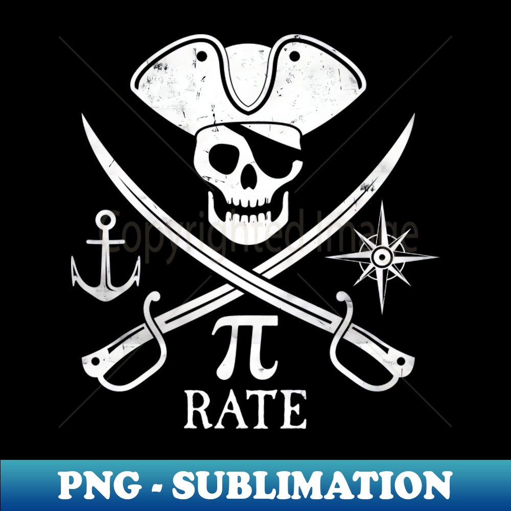 Pirate Math - Pi Rate Design for Pi Day - Retro PNG Sublimat | Inspire ...