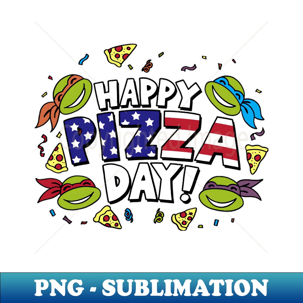 4th Of July TMNT Pizza Celebration Patriotic Ninja Turtles - | Inspire ...