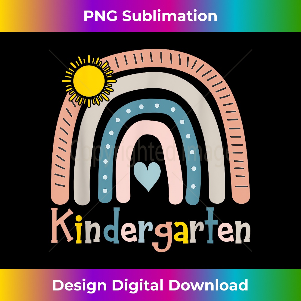 Kindergarten Teacher And Student Boho Rainbow Back To Scho - - Inspire ...