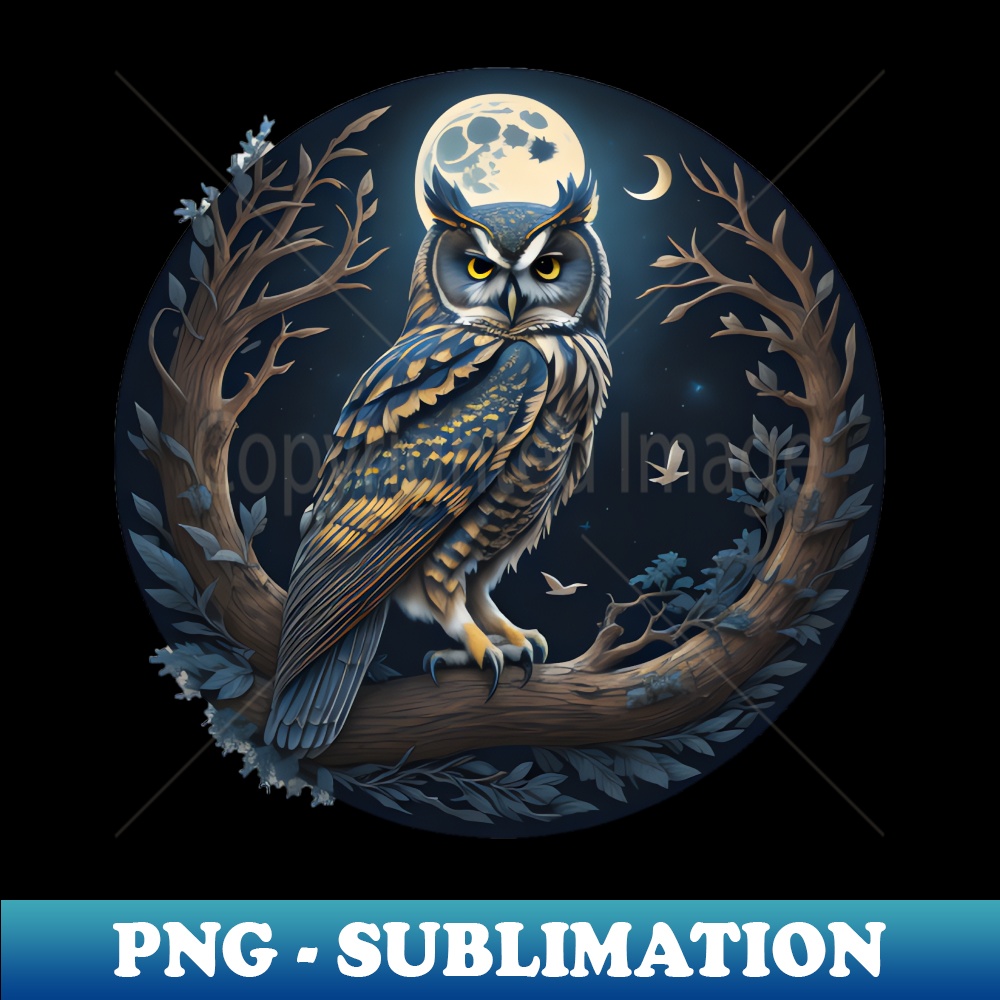 Midnight Owl - Instant Sublimation Digital Download - Perfec | Inspire ...