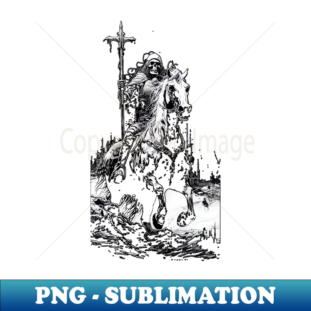 Death Rides A Horse - skeletal warrior harbinger of evil ome | Inspire ...