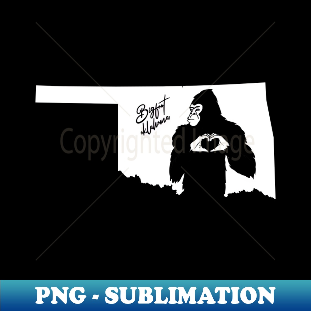 Bigfoot Oklahoma State Pride - Modern Sublimation PNG File - - Inspire ...