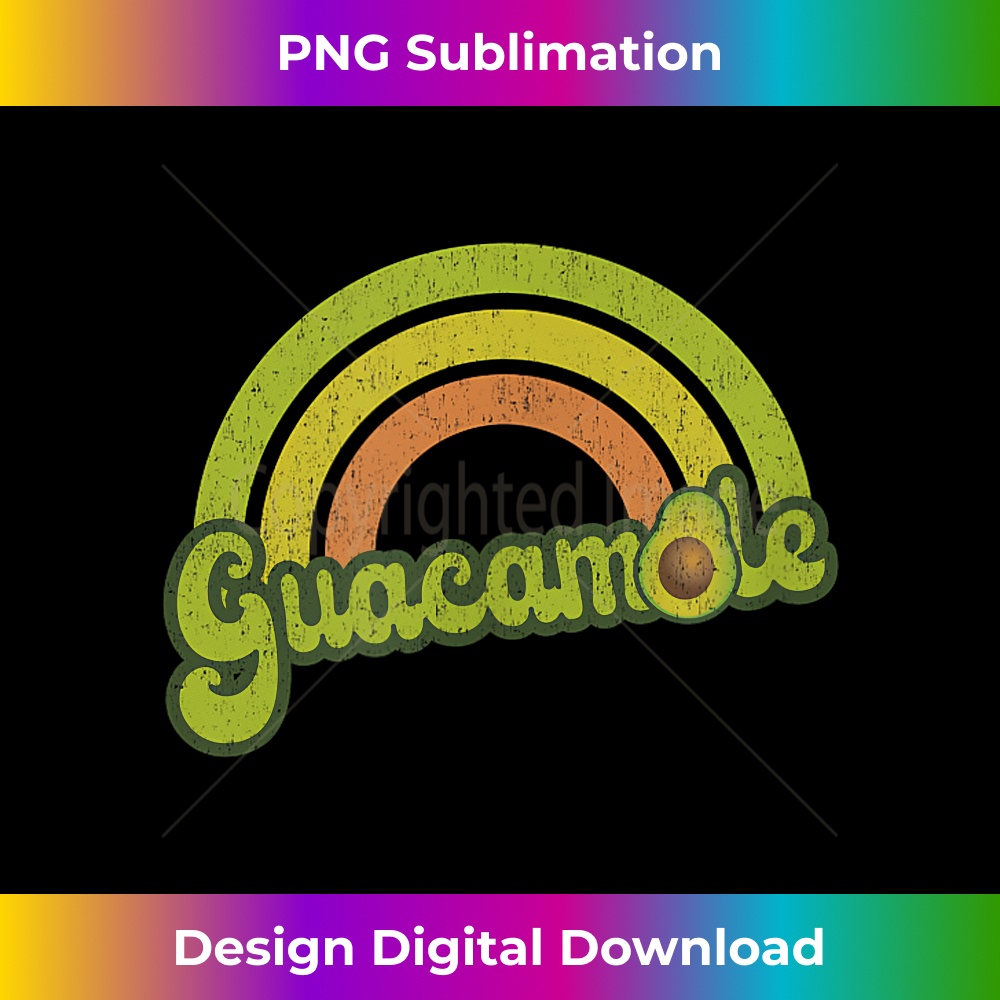 Retro Rainbow Guacamo - Timeless PNG Sublimation Download - | Inspire Uplift