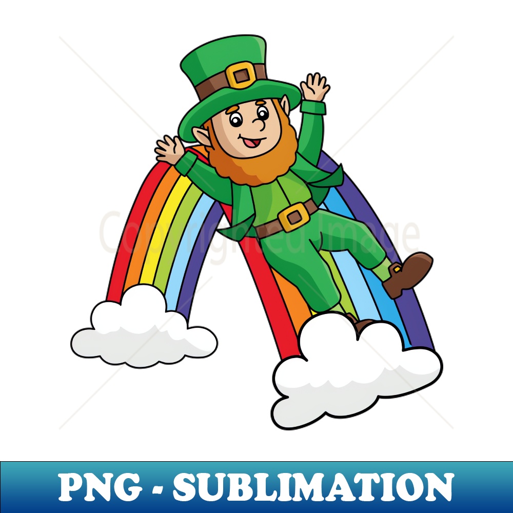 Lucky Charms Leprechaun Riding a Rainbow St Patricks Day - H | Inspire ...