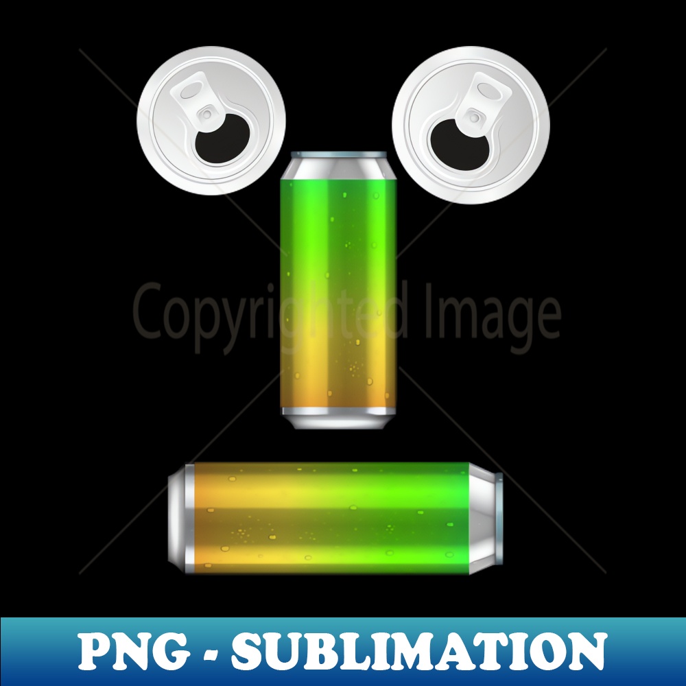 Party - Canned Beer Face Carnival - Stylish Sublimation Digi | Inspire ...