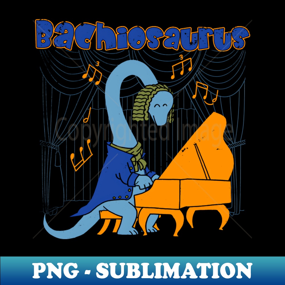 Cute Dinosaur Musician Composer Bach Brachiosaurus Playing | Inspire Uplift