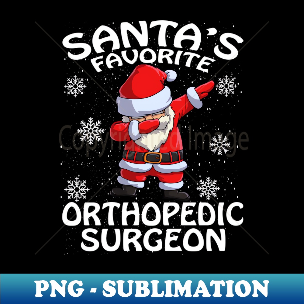 Santas Favorite Orthopedic Surgeon Christmas - PNG Transpare | Inspire ...