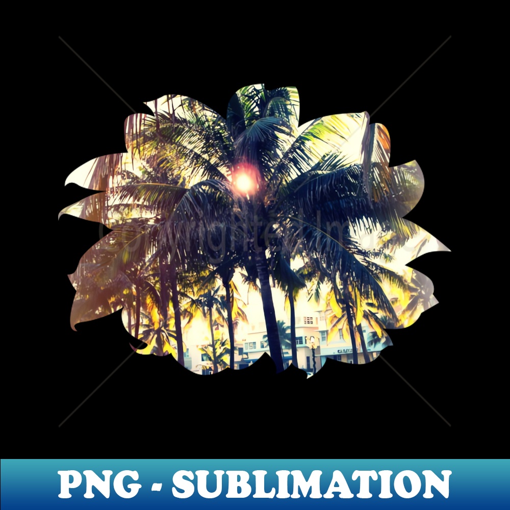Palm Tree - High-Resolution PNG Sublimation File - Defying t | Inspire ...