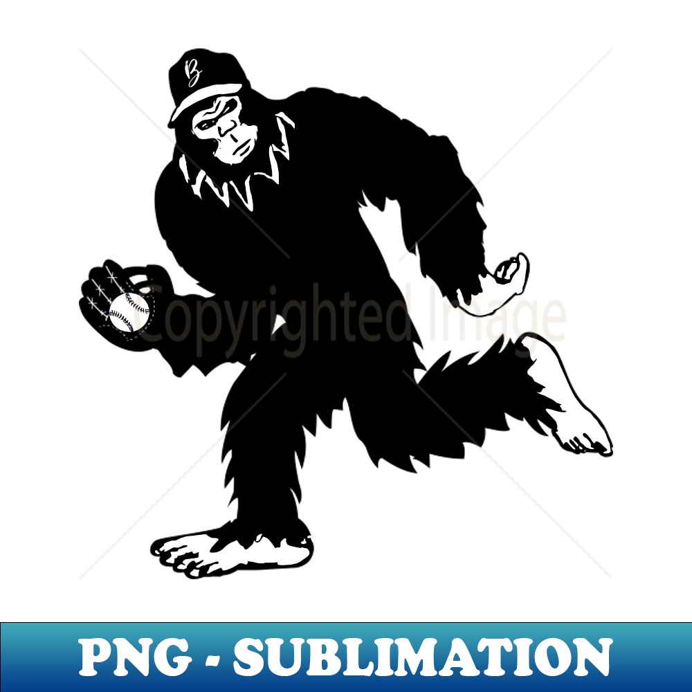 Funny Bigfoot Baseball - Creative Sublimation PNG Download - | Inspire ...