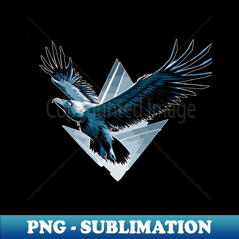 Blue Vulture Aesthetic - Instant Sublimation Digital Downloa | Inspire ...