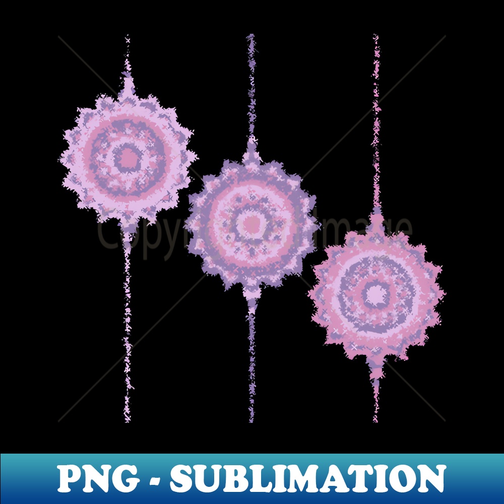 Pencil Strokes of Floating Purple Mandalas - Instant Sublima | Inspire ...