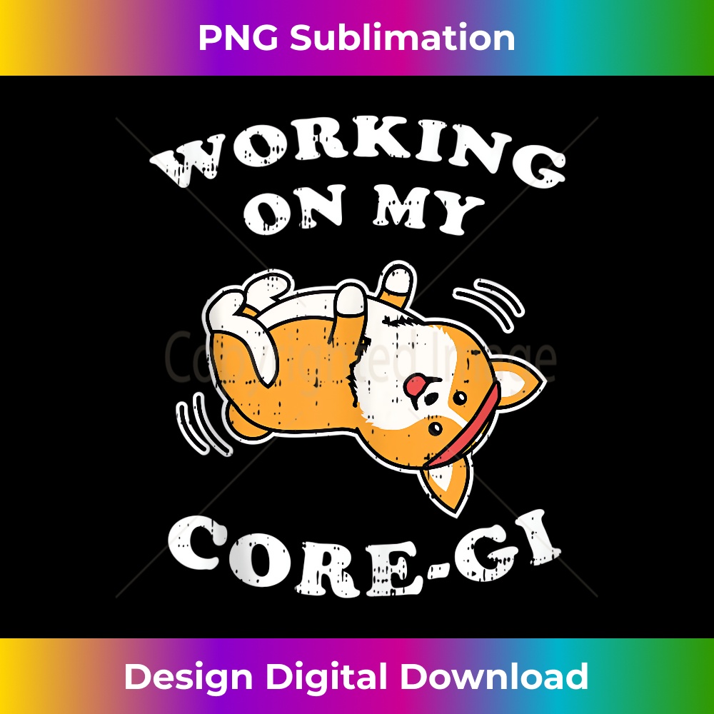Working Core-Gi Workout Cute Black Corgi Dog Fitness Gift Ta | Inspire ...