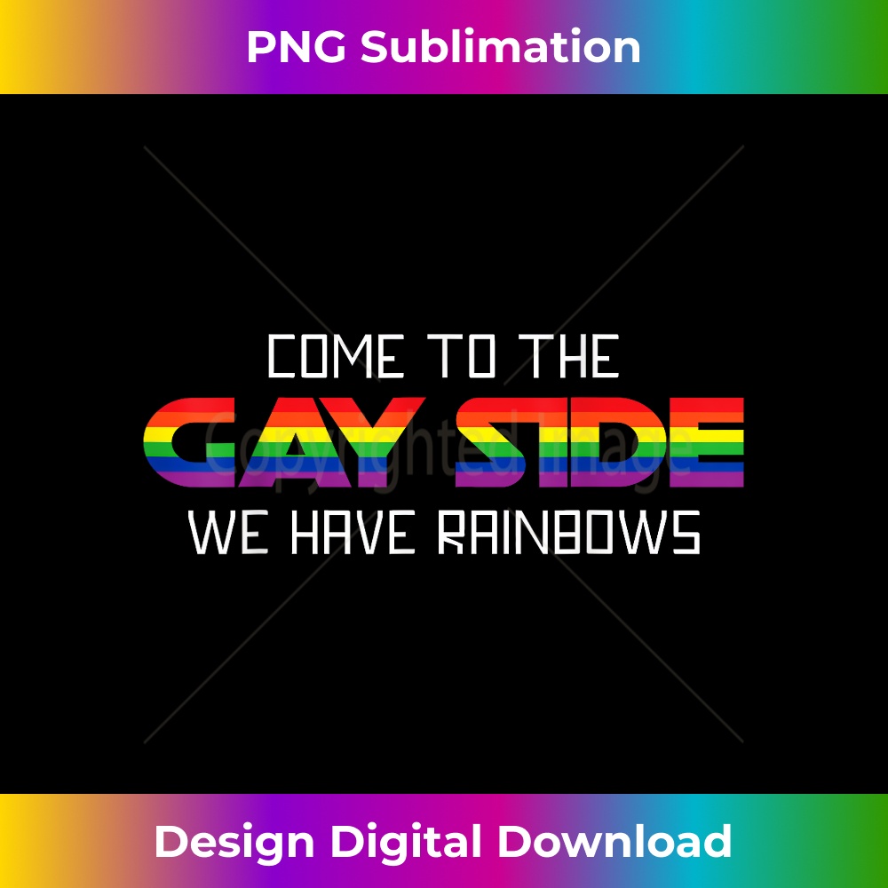 Gay Side Pun Humor Rainbow Pride Flag LGBTQ Funny LGBT Gi - | Inspire ...