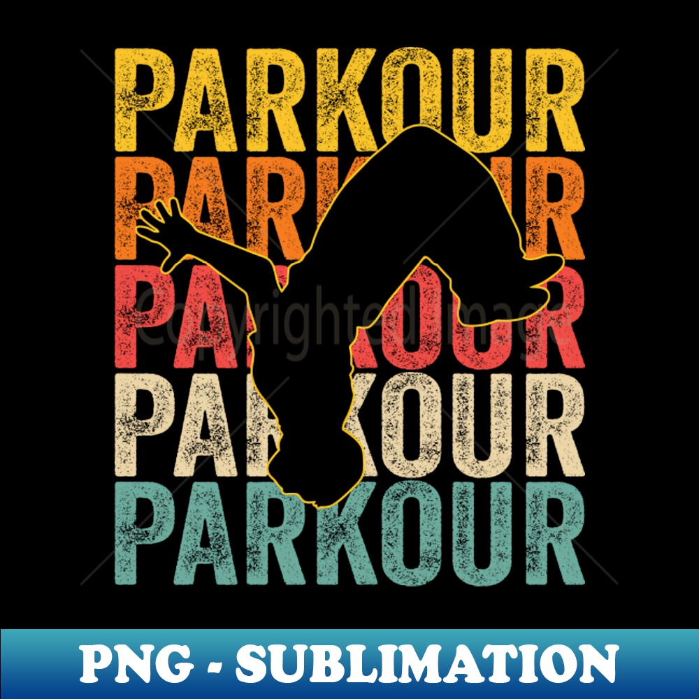 Parkour Free Running Training Traceur Retro - PNG Transparen | Inspire ...