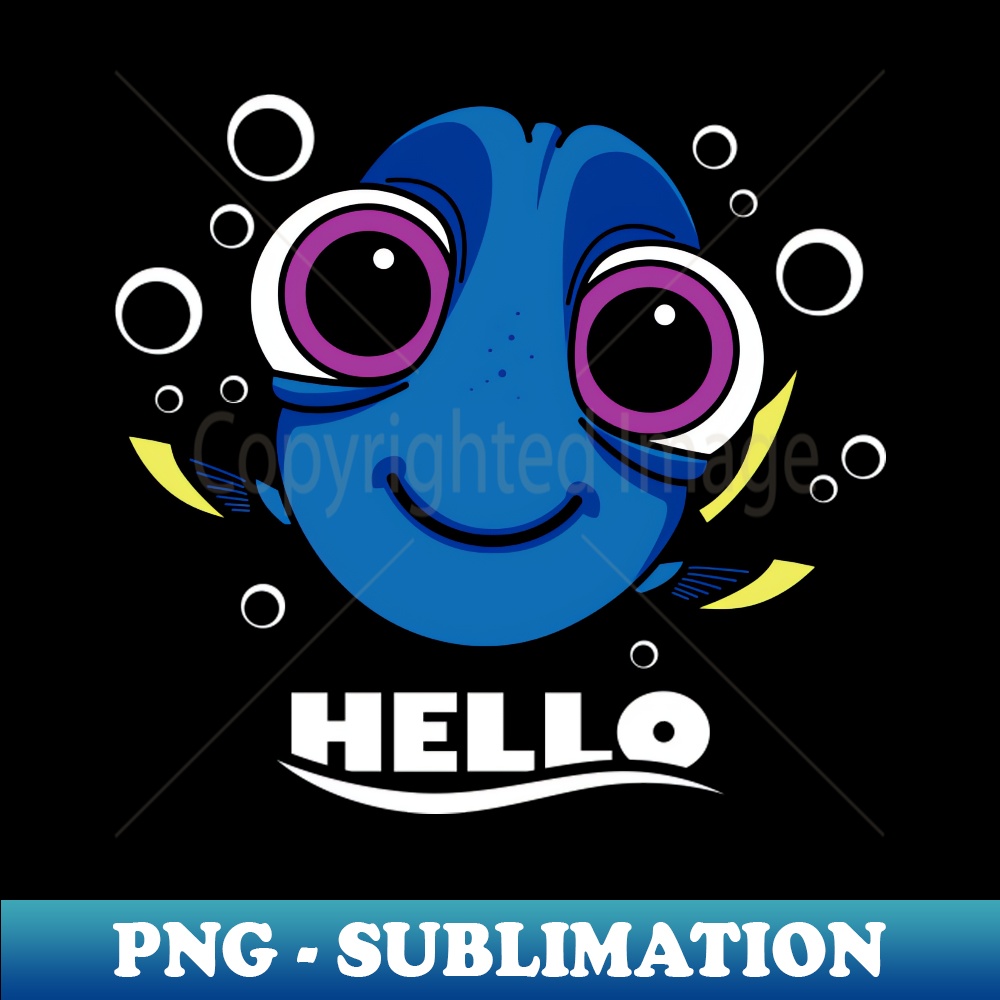 Cute Kawaii Dory Fish Underwater - Professional Sublimation - Inspire ...