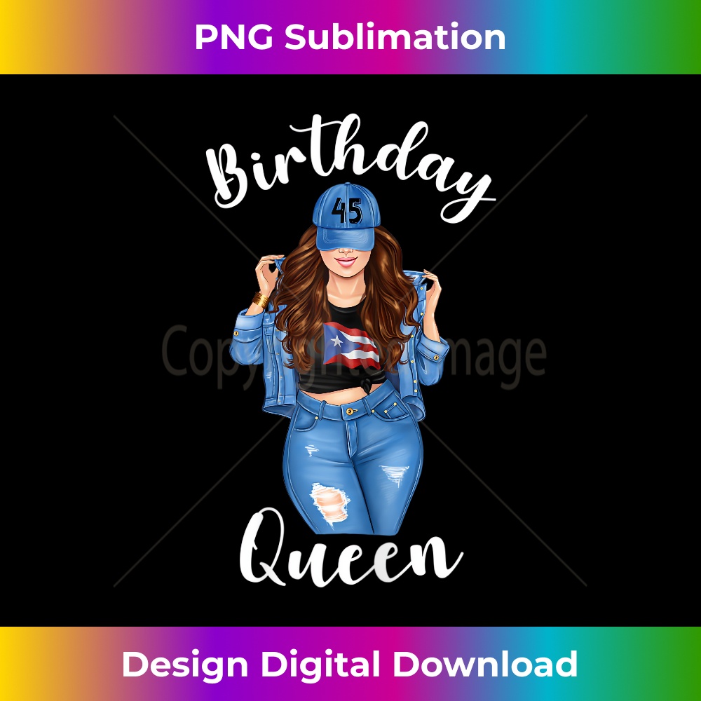 Womens Puerto Rican 45th Birthday Queen Woman Puerto Rico Fl | Inspire ...