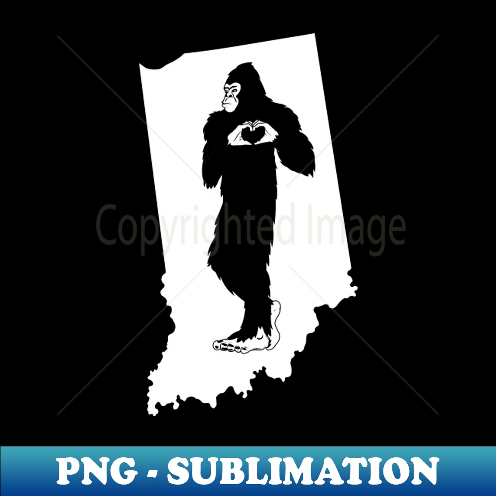 Indiana Bigfoot - PNG Transparent Digital Download File for - Inspire ...