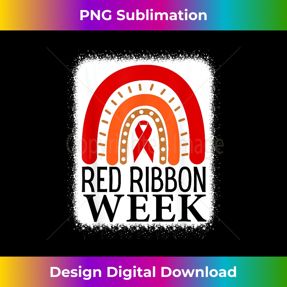 Red Ribbon Week Awareness Red Ribbon Week Rainbow Bleach - V - Inspire ...