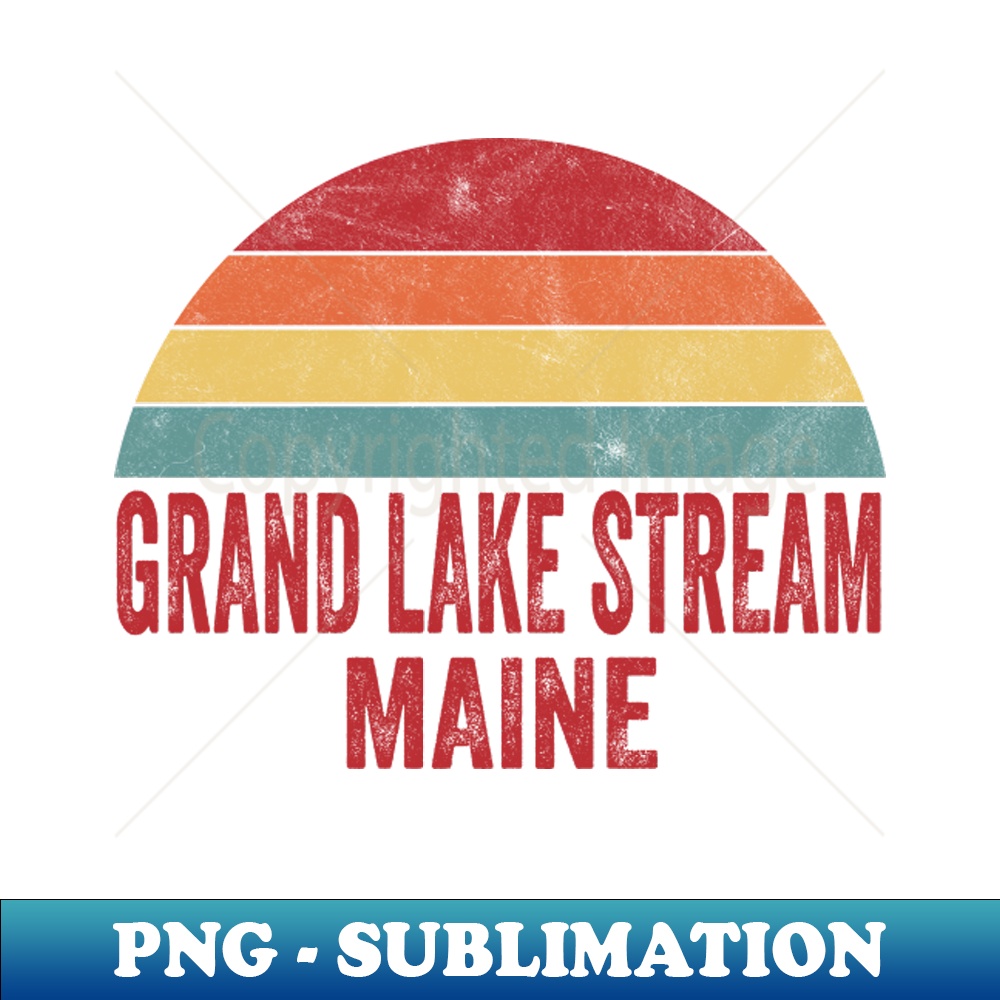 Grand Lake Stream Maine - Digital Sublimation Download File | Inspire ...