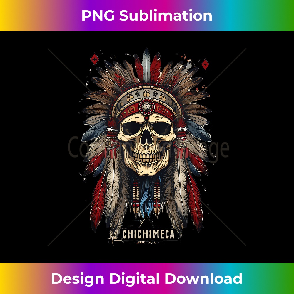 Chichimeca Mexican Native Indian Skull Warrior Pride - Eco-F | Inspire ...