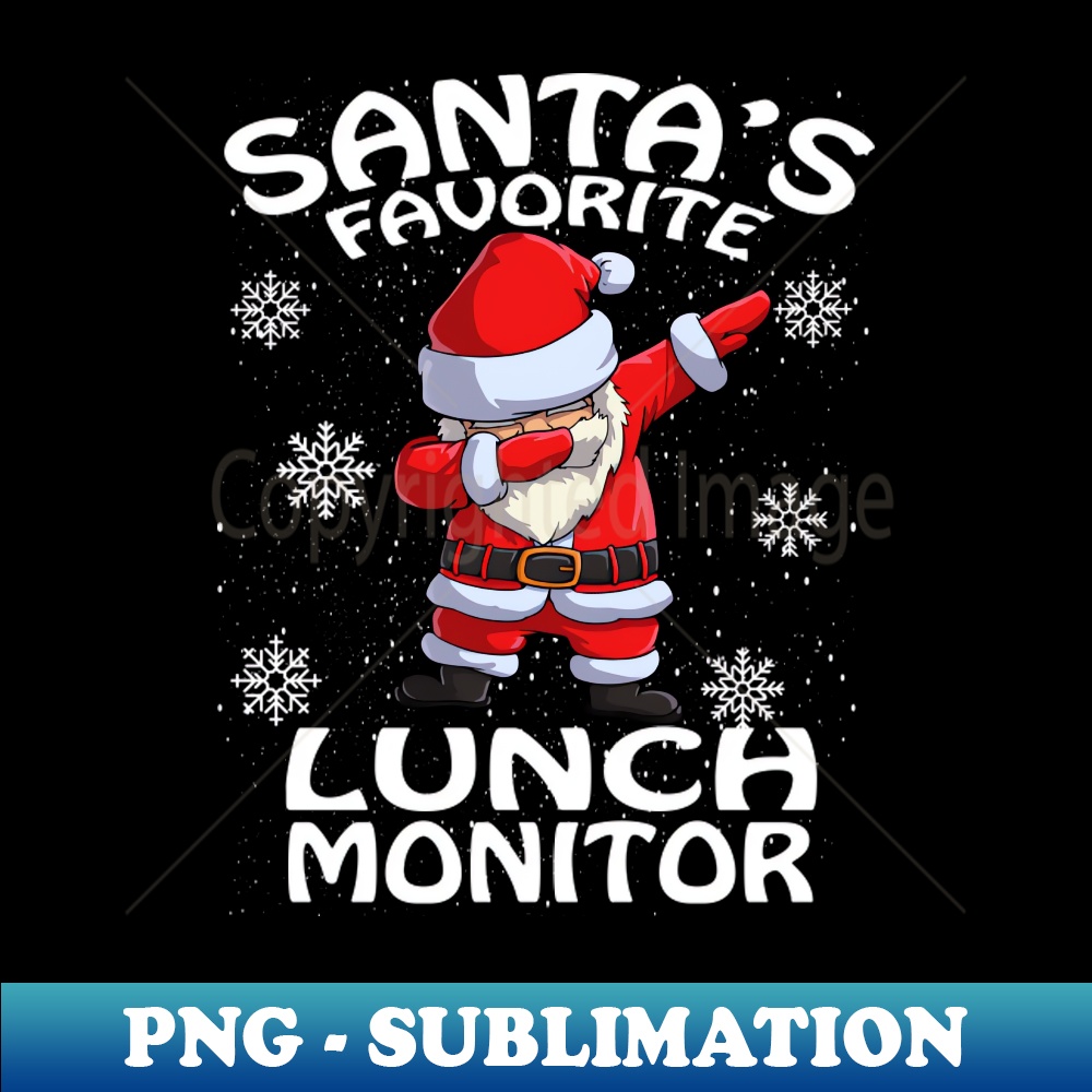 Santas Favorite Lunch Monitor Christmas - Elegant Sublimatio | Inspire ...