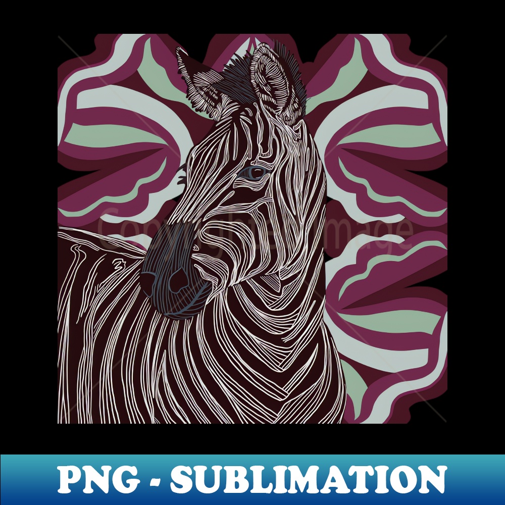 Modern Zebra Design - PNG Transparent Digital Download File | Inspire ...