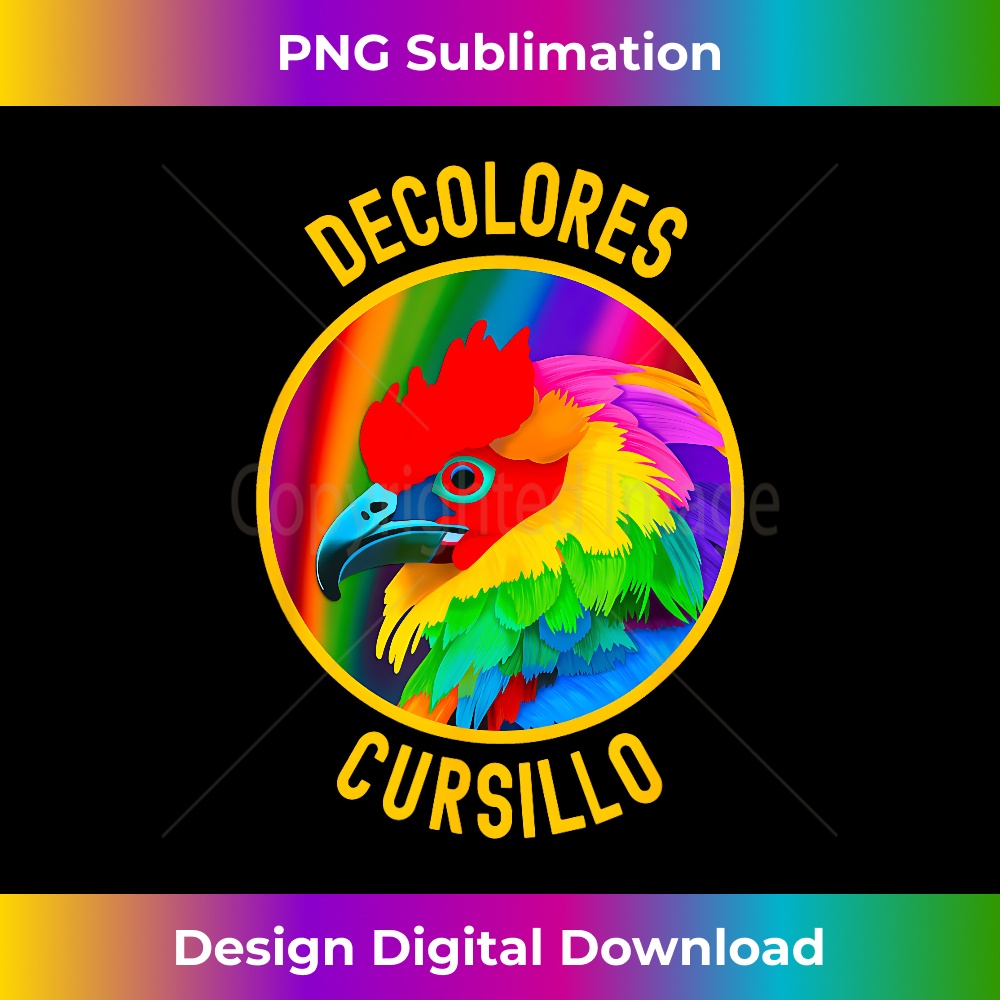 DeColores Cursillo Colorful Rooster with Rainbow-Yellow - Ec - Inspire ...