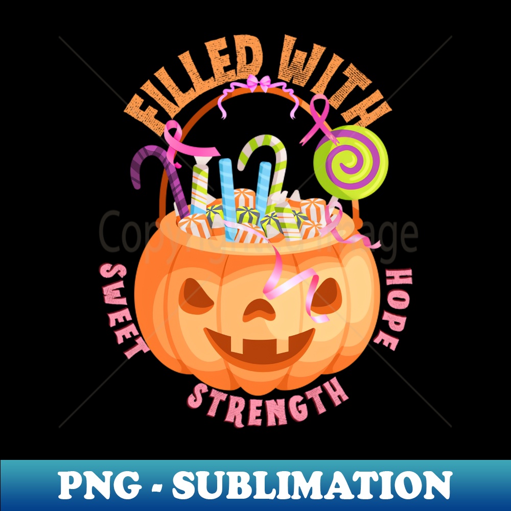 Halloween Breast Cancer Awareness Month - Instant Sublimatio | Inspire ...