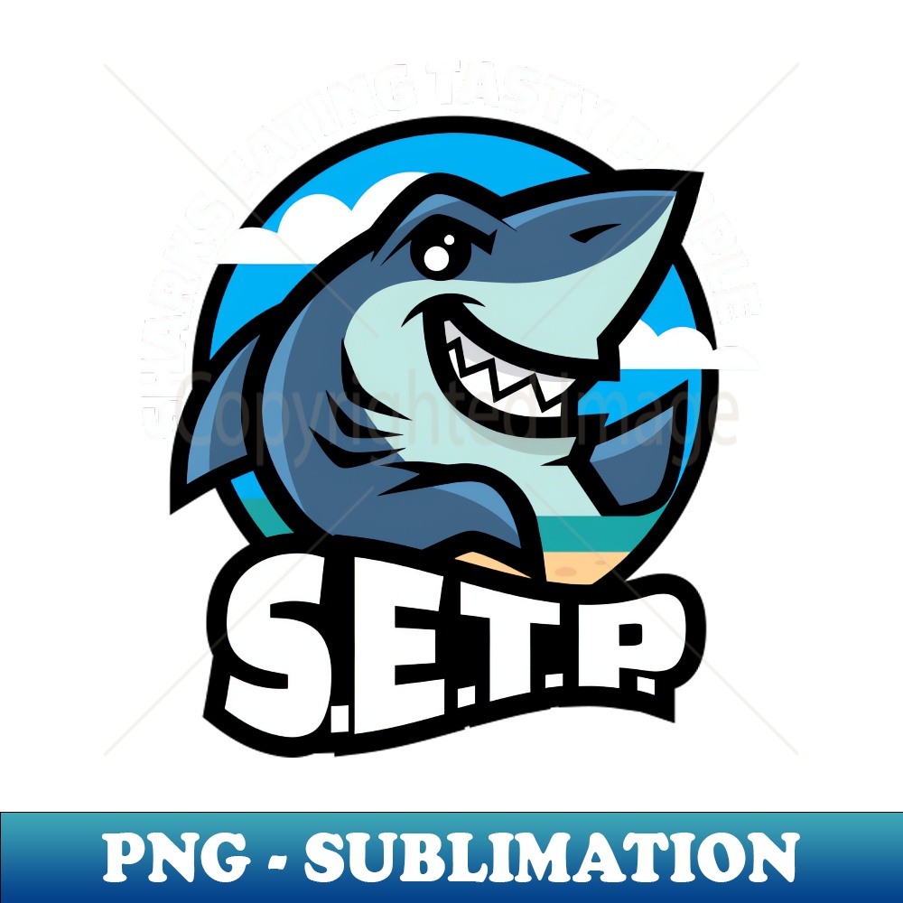 Sharks Eating Tasty People - Digital Sublimation Download Fi | Inspire ...